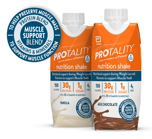 Protality™ Shakes for Nutrition Support During Weight Loss